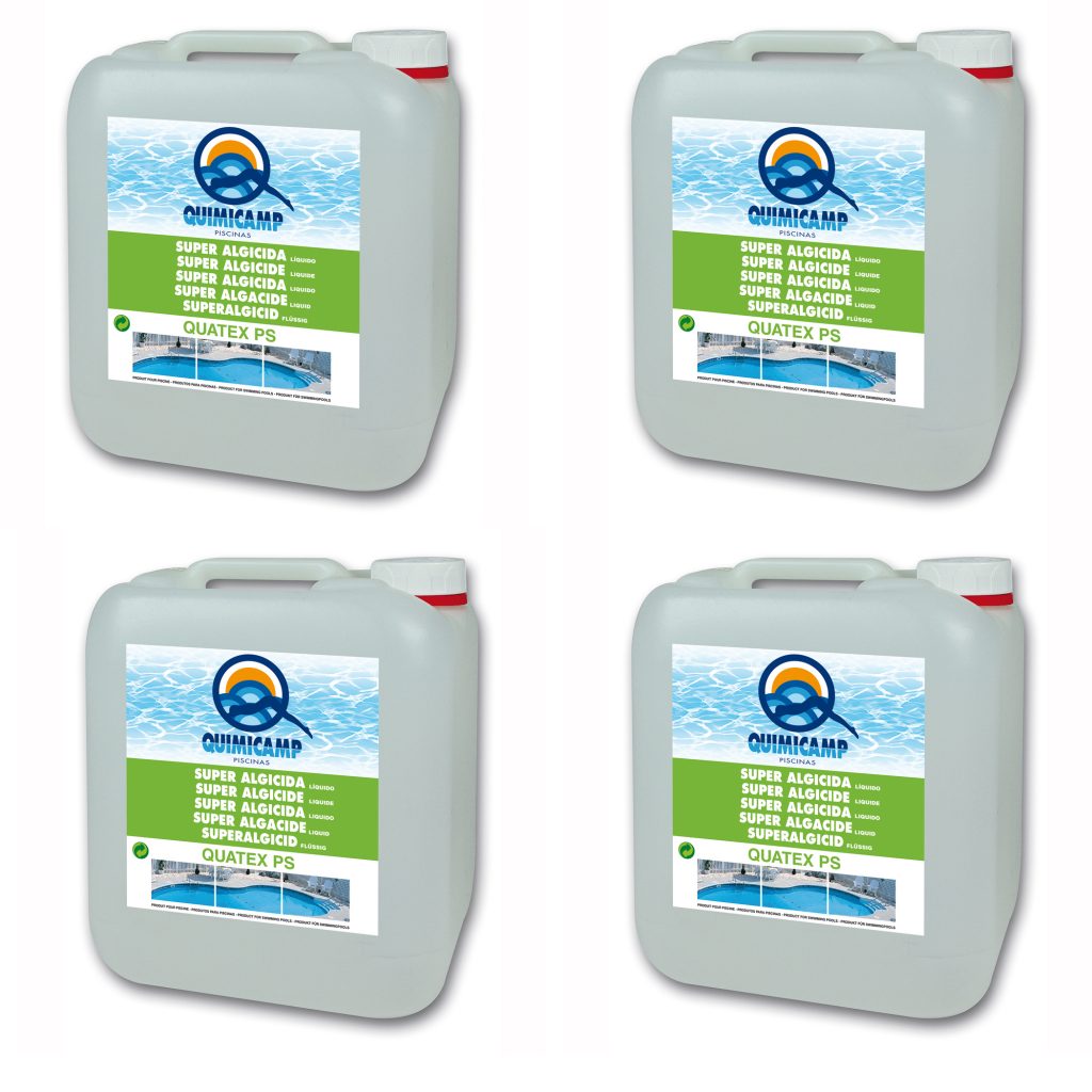 QUATEX PS Superalgicida 4 Unidades de 5 Litros | argospiscinas2